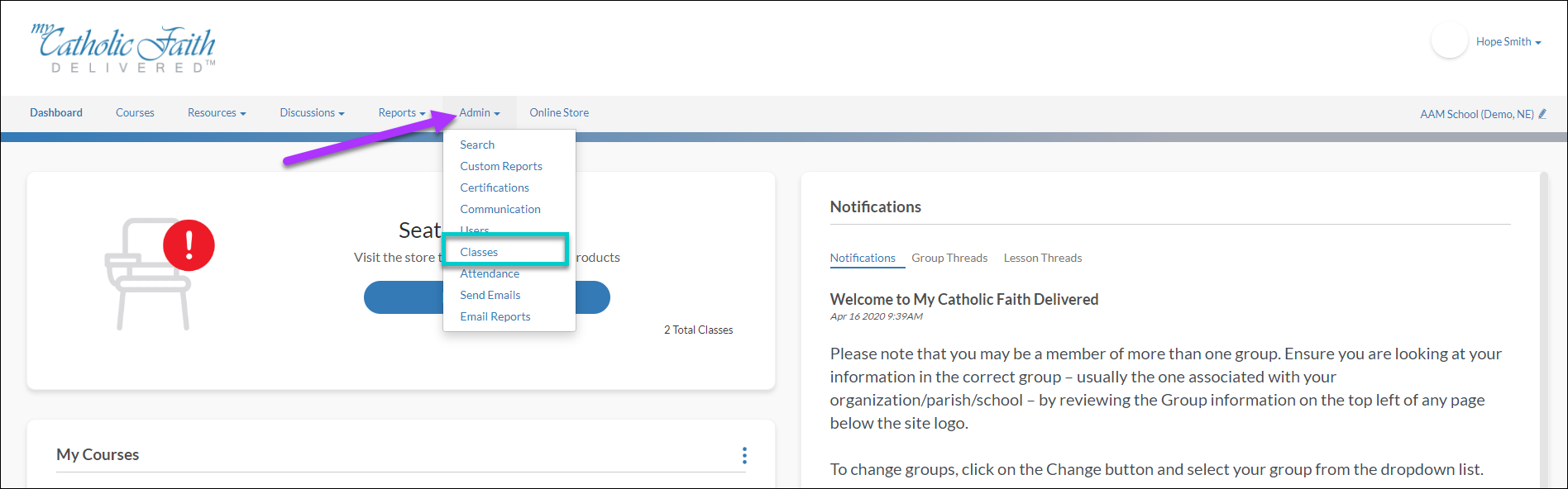 Adding Instructors to a Class – Help Center - MCFD/NCEA Adding Instructors to a Class – Help Center - MCFD/NCEA